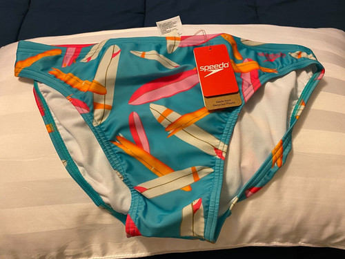 SPEEDO SOLAR POWERFLEX ECO - 1" ON THE HIP - "HANG TEN" SIZE 38 - NWT ...
