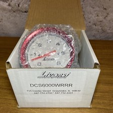 New Livorsi Boat Meter Gauge Red Bezel RPM X1000 3.75” DCS6000WRRR E11