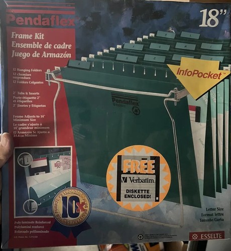 Pendaflex® Hanging File Folder Frames, adjusts up to 18” New Unopened ...
