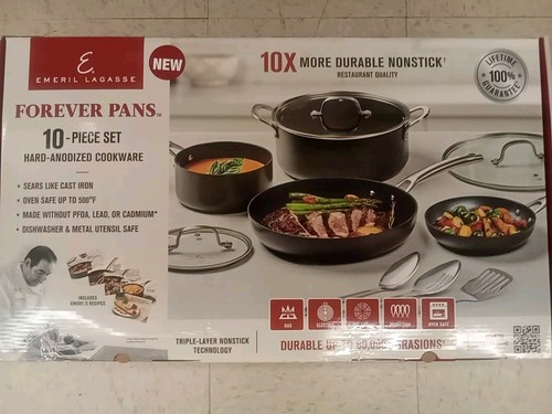 New Emeril Lagasse Forever Pans 10 Piece Cookware Set | eBay