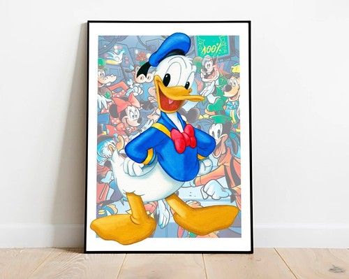 Donald Duck - Kids Wall Digital Vector Art Poster Decor | eBay