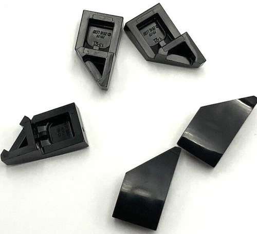Lego 5 New Black Wedges 2 x 1 x 2/3 Left Parts | eBay