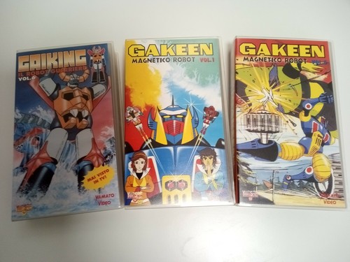 GAIKING ROBOT GUERRIERO VOL. 6 GAKEEN MAGNETICO VOL. 1- 5 YAMATO VIDEO ...