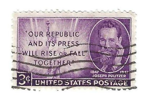 STAMP US SCOTT 946 "J. Pulitzer" 3 CENT 1947 USED FANCY CANCEL | eBay