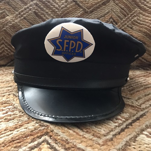 Halloween San Francisco Junior Toy Police Officer Badge Uniform Cap Hat ...