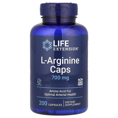 Life Extension L-Arginine Caps, 700 mg, 200 Capsules | eBay