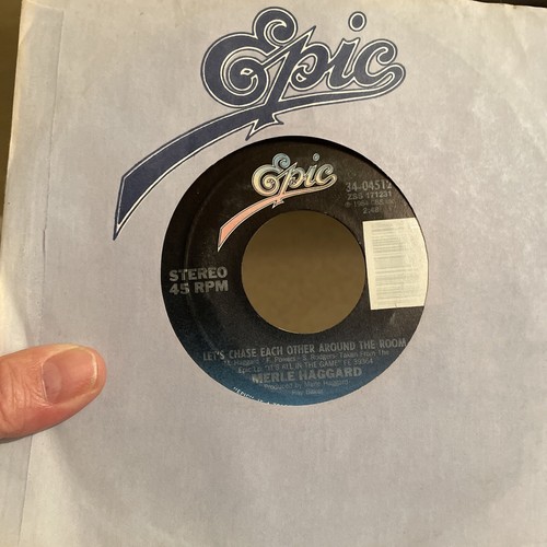 MERLE HAGGARD YOU NEARLY LOSE YOUR MIND/LET'S CHASE EACH OTHER (NM) 45 ...