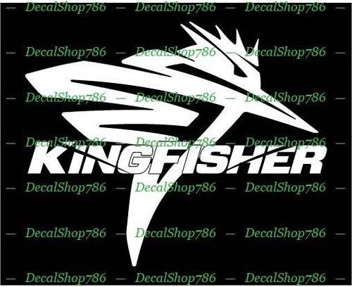 Kingfisher Boats - Sports - Car/SUV/Truck Vinyl Die-Cut Peel N' Stick ...
