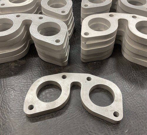 AirCooled Type 1 Weber IDF Spacers “48mm” 1/2” Aluminum Prt# VRD629 ...
