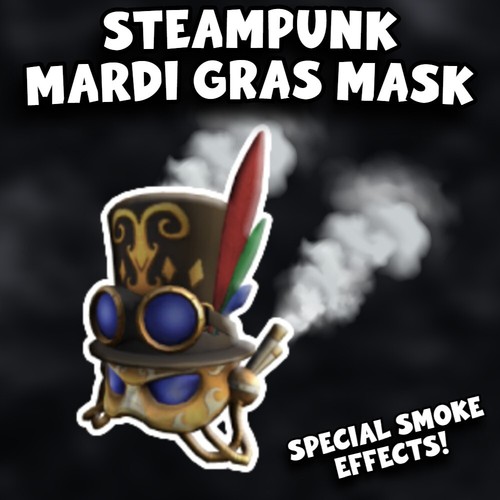 Roblox Mardi Gras Steampunk Mask- [GLOBAL | ALL PLATFORMS] | eBay