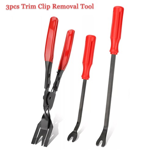 3PCS Auto Trim Clip Remover Tool Removal Pliers Fastener Door Panel ...