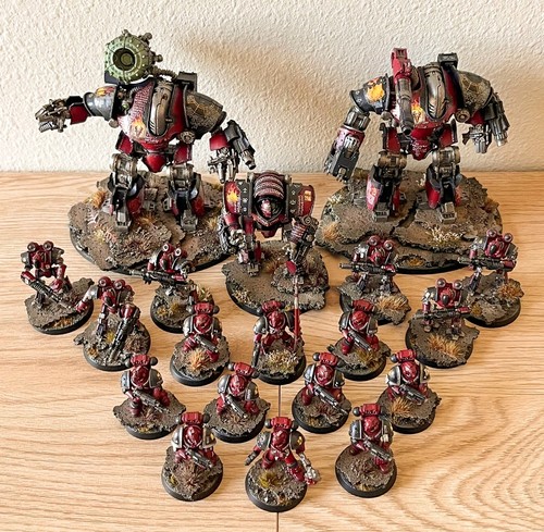 Warhammer 30k Horus Heresy - Painted Chaos Word Bearers Army - (304) | eBay