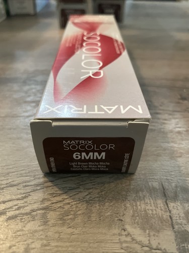 Matrix SoColor Blended Permanent Hair Color 3 oz 6MM light brown mocha ...