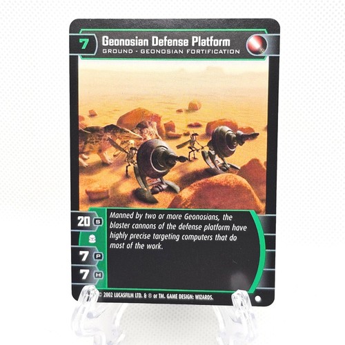 Star Wars CCG TCG Attack of the Clones 137/180 Geonosian Defense ...