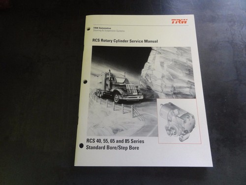 TRW RCS 40 55 65 and 85 Series Rotary Cylinder Service Manual | eBay