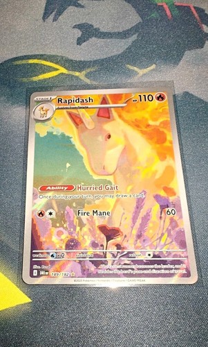 🔥Rapidash Special Illustration Rare 189/182 Pokemon TCG Destined Rivals ...
