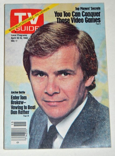 TOM BROKAW - "ANCHOR BATTLE" - 1982 TUCSON TV Guide - EXCELLENT/NEAR ...