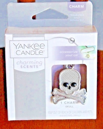 2017 Yankee Candle SKULL and CROSSBONES Skull & Crossbone Car Charm ...