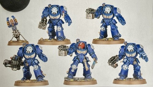Warhammer 40K Space Marines Terminators (5) + Teleport Homer New on ...