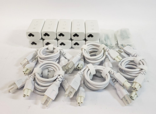 Lot of 10 Open Box UniFi U-PoE-af Injectors w/ Power Cords & Mounting ...