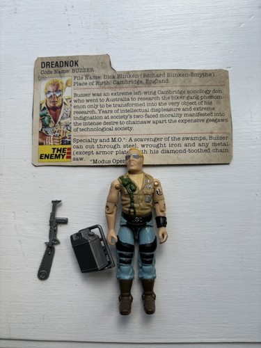 Gi Joe Vintage 1984 Cobra Dreadnok Buzzer | eBay