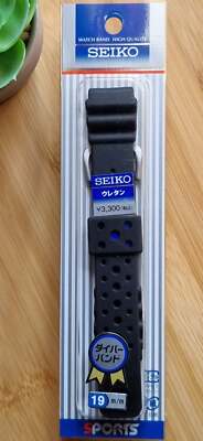 Seiko Diver Rubber Wristwatch Straps for sale | eBay
