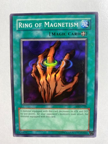 YU-GI-OH! RING OF MAGNETISM MRD-139 (1996) NM CARD | eBay