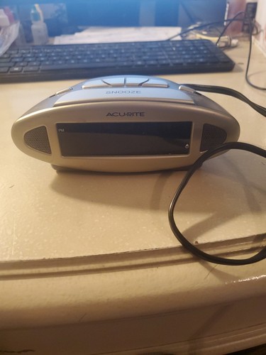 Acu-Rite Intelli-Time Digital Electric Alarm Clock 13027 Tested And ...