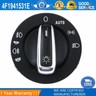 For AUDI A6 S6 Allroad Chrome Auto Headlight Fog Light Switch Control ...