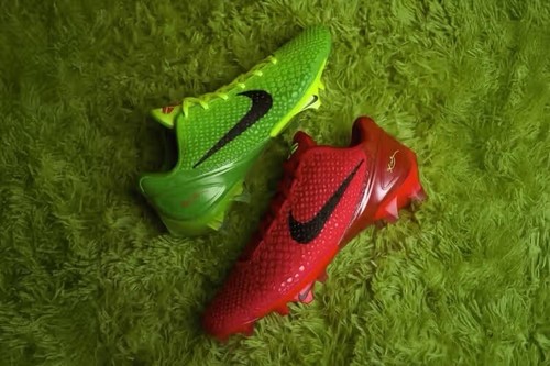 Nike Kobe 6 Cleat Reverse Grinch And Grinch (mismatch) **READ ...