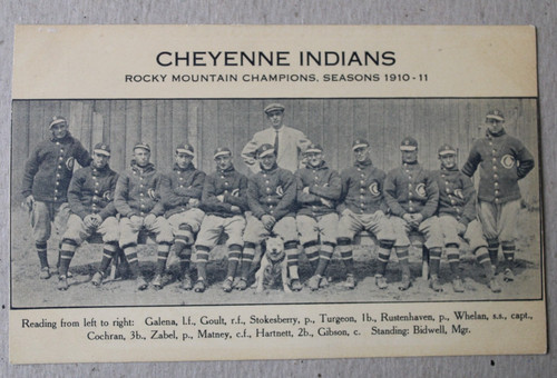 Unposted PC Minor League Baseball Cheyenne Indians Rocky Mountain ...