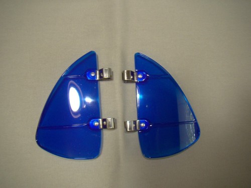 vintage style Blue plastic transparent Breezies wing window air wind ...