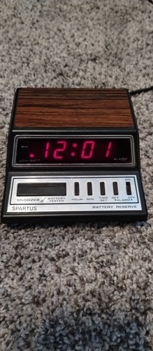 Vintage Spartus Alarm Clock | eBay