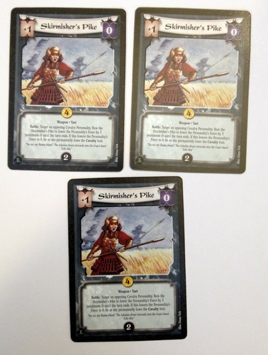 Skirmisher's Pike (3) L5R Legend of the Five Rings CCG Fire and Shadow ...