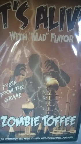Halloween Zombie Toffee Metal Sign | eBay