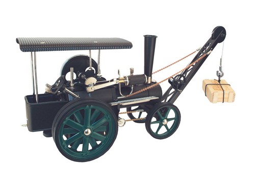 Wilesco D405/1 Toy Steam Engine Tractor with Crane - with Premium ...