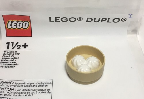 LEGO DUPLO DIM SUM TRAY w/ STEAM BAO BUN FOOD ACCESSORY PART 6339010 | eBay