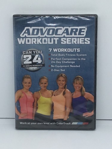 NEW Advocare Workout Series CAN YOU 24 - 7 Total Body Workouts 2 DVDs ...