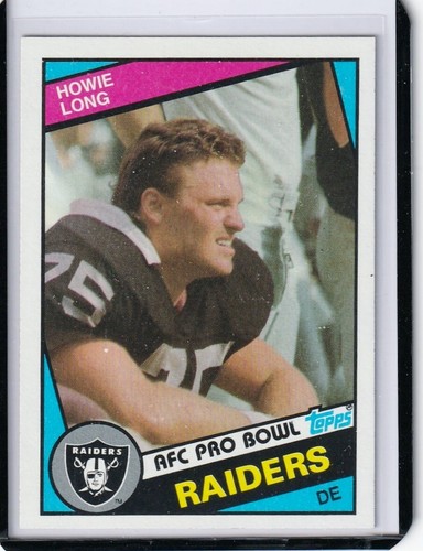 HOWIE LONG Oakland Raiders - 1984 Topps #111 ROOKIE CARD NM+ | eBay