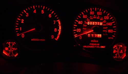 7pcs RED LED Dash Cluster light Kit for Mazda FC RX7 | eBay