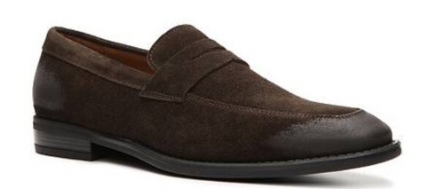 77% OFF NEW MIKE KONOS Suede Penny Loafer Burnished Brown sz 8.5 $250 ...