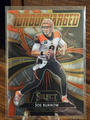 Joe Burrow 2020 Panini Select Turbocharged RC #T20 Cincinnati Bengals ...