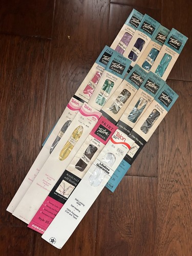 Talon Zippers lot of 13 in original packages size 6" to 14" assorted ...