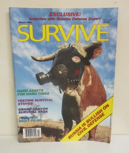 SURVIVE Magazine March 1982 (Includes Jerry Pournelle Article!) | eBay