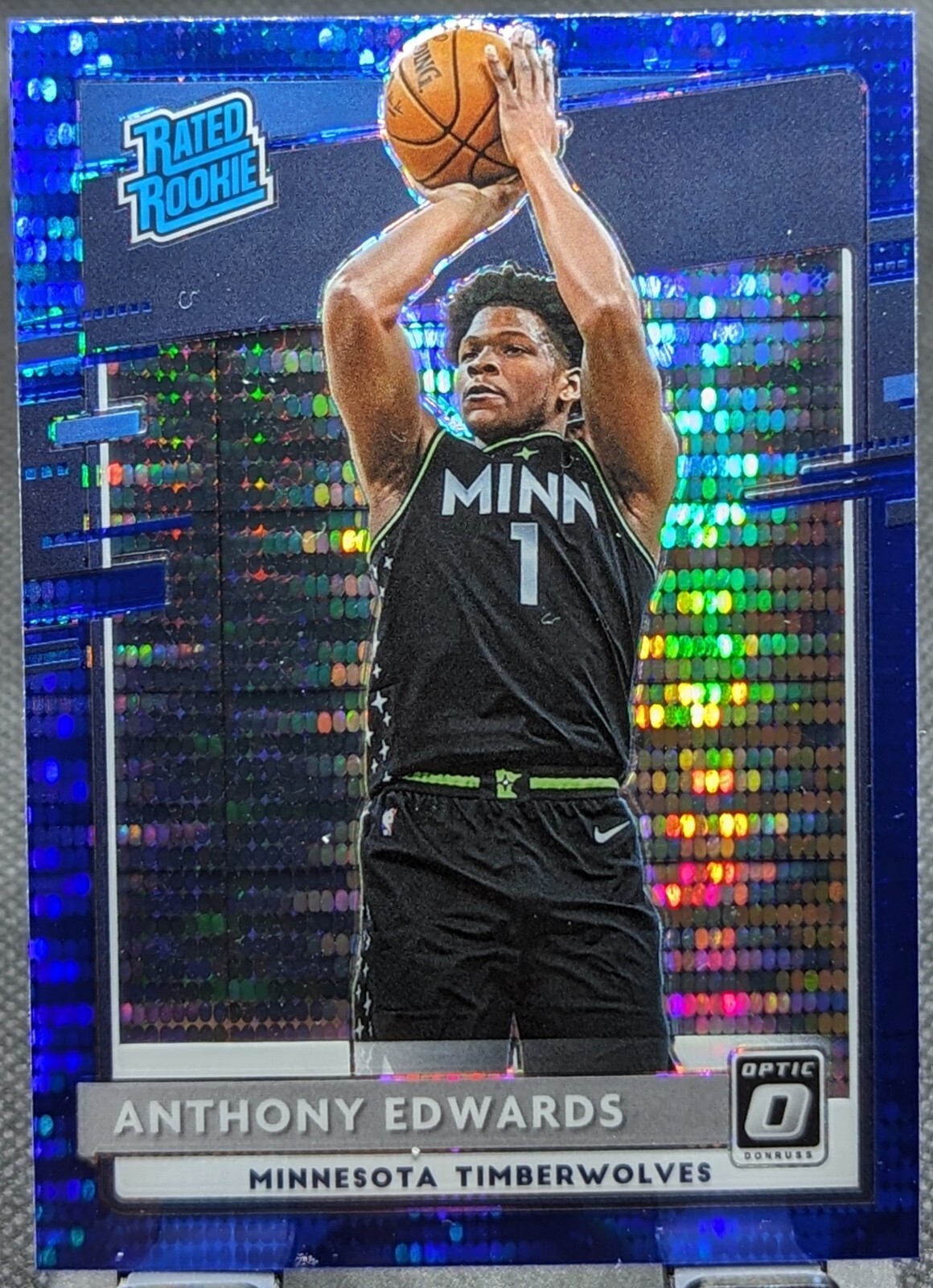 Anthony Edwards 2020 Optic #151 Blue Pulsar Price Guide - Sports Card ...