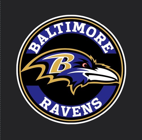 BALTIMORE RAVENS Logo Sticker Bat Stickers Car NFL Football Decal | eBay