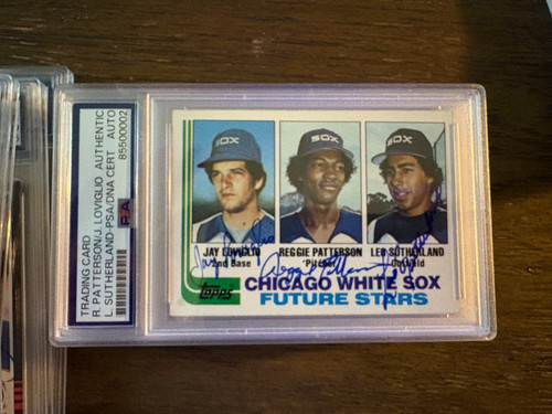 Reggie Patterson 1982 Topps White Sox signed autographed baseball card ...