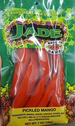 (1 LARGE Package) Jade Brand 6 ounce Pickled Mango Hawaii FREE SHIPPING ...