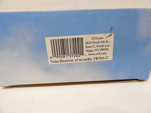 X10 VR36A-C VIDEO RECIEVER W/NO AUDIO | eBay