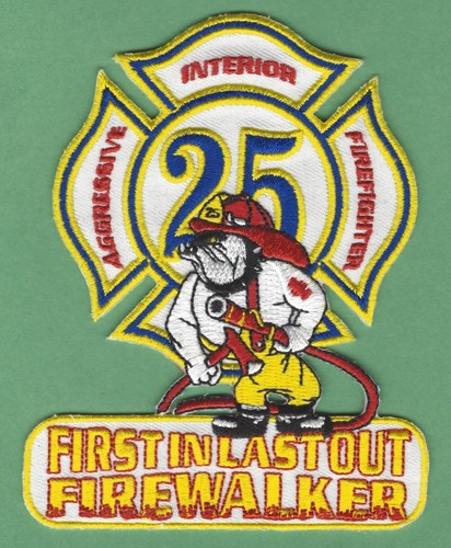 HOUSTON TEXAS FIRE STATION 25 COMPANY PATCH FIREWALKERS | eBay
